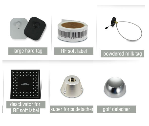 40*40mm Anti Theft Sticker Eas Soft label RF 8.2MHz Stickers Label For ...