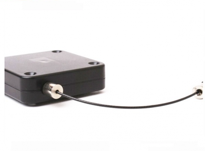 Anti theft security tether steel cable retractable pull reel box anti ...